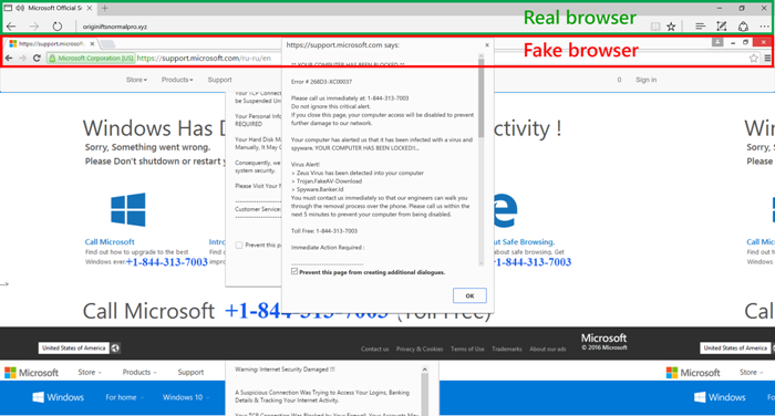 Microsoft tech support scam leverages full-screen mode to trick victims ...
