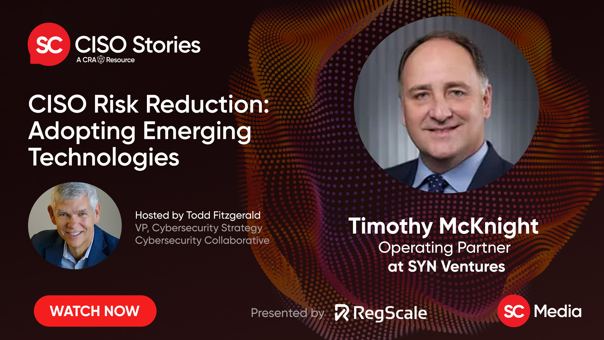 CISO Risk Reduction: Adopting Emerging Technologies – Timothy McKnight ...